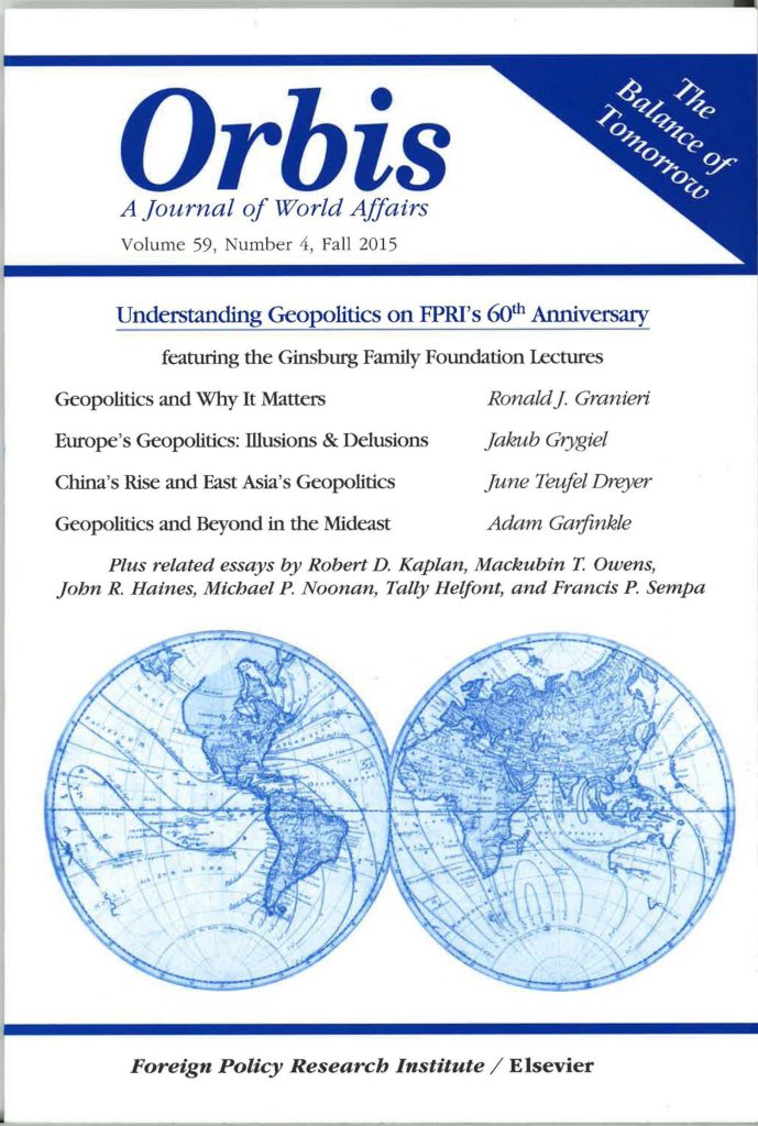 Orbis Fall 2015 - Foreign Policy Research Institute