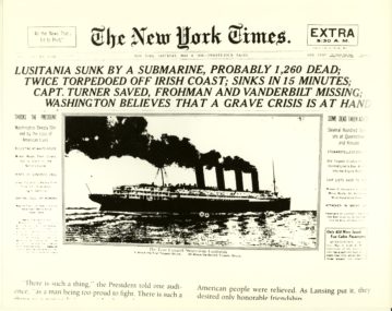 Sinking_of_the_Lusitania - Foreign Policy Research Institute
