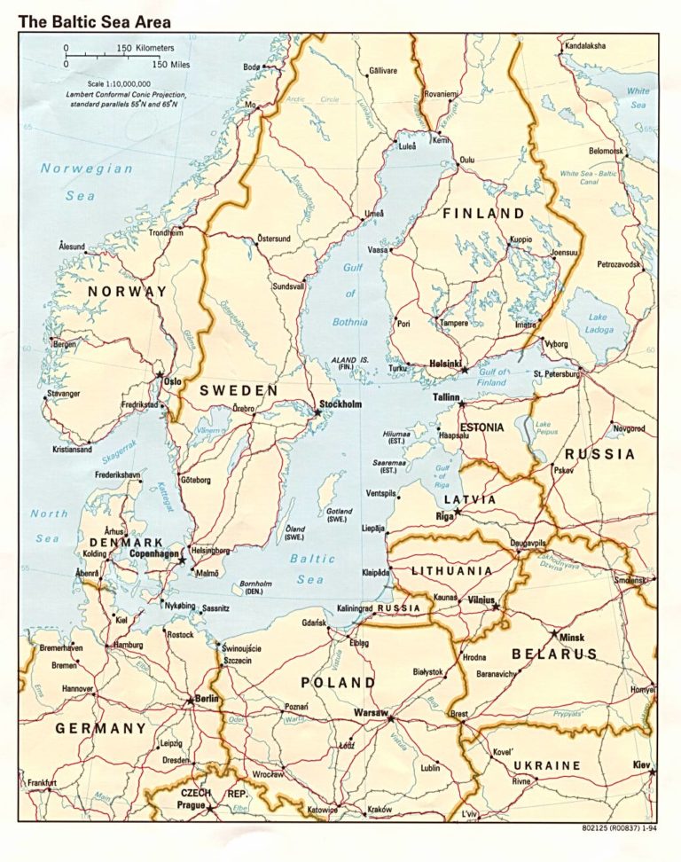 Baltic Sea Region Map - Foreign Policy Research Institute