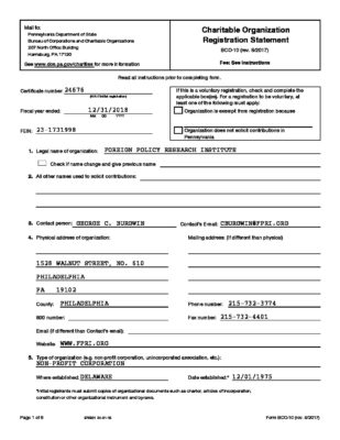 FPRI-2018-BCO10-PUBLIC DISCLOSURE COPY - Foreign Policy Research Institute