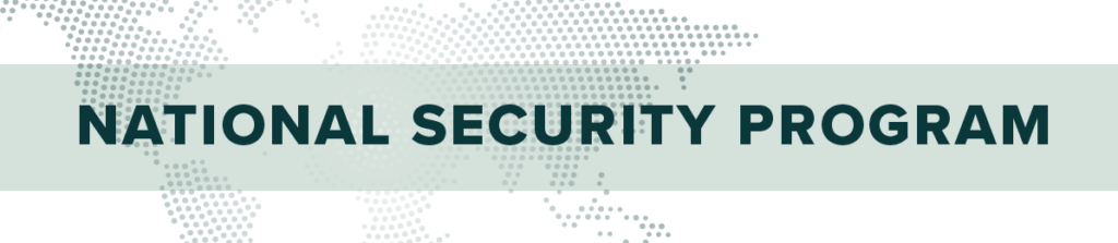 National Security Program - FPRI
