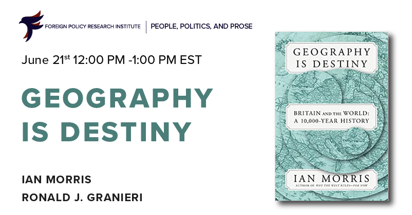 Geography is Destiny - FPRI Events