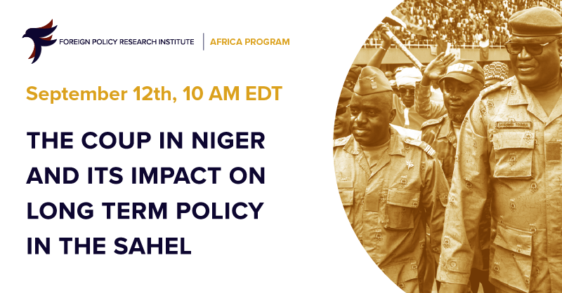 The ’Coup’ in Niger and its Impact on Long-term Policy Towards the ...
