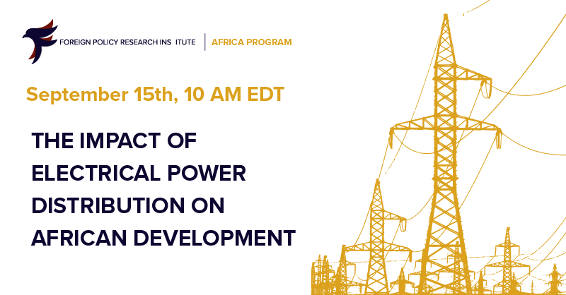 Electrical Power Distribution and its Impact on African Development ...